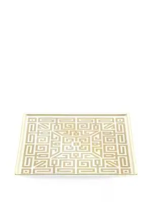 GINORI 1735 Labyrinth-patterned Tray - Neutrals