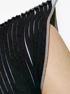 Issey Miyake Striped Pleated Top