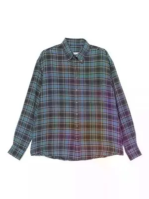 LC23 Plaid-check Button-up Shirt