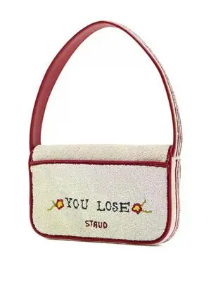 Staud Bead-embellished Shoulder Bag
