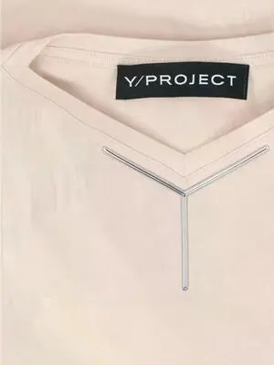 Y/project Logo-appliqué T-shirt