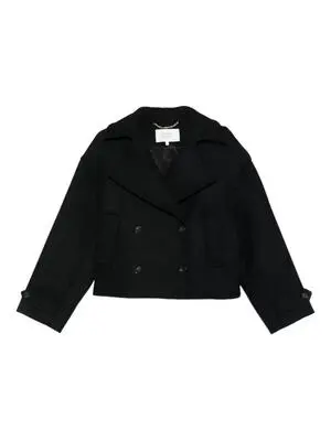 Maison Kitsuné Cropped Pea Coat