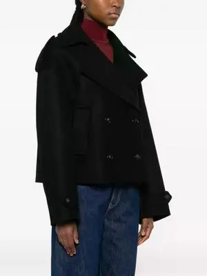 Maison Kitsuné Cropped Pea Coat
