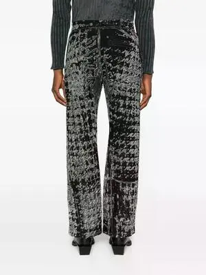 Diesel Patterned Straight Leg Trousers