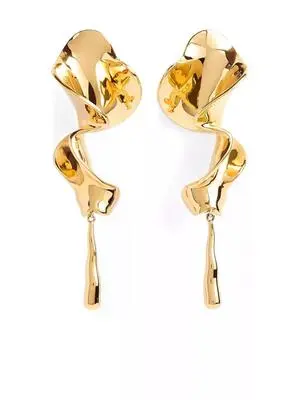 Khaite Tidal Drop Earrings - Gold