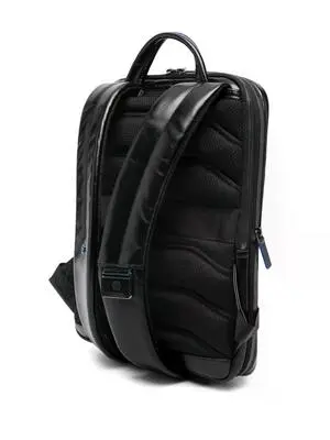 PIQUADRO Water-resistant Backpack - Black
