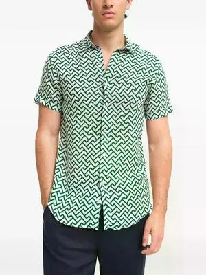 Men's Geometric Print Shirts