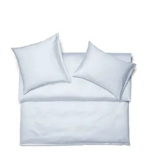 SCHLOSSBERG Satin Noblesse Super King Flat Sheet 280x310 - Blue