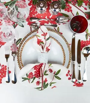 SUMMERILL & BISHOP Linen Les Airelles Tablecloth