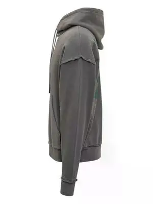 44 LABEL GROUP Graphic Print Drawstring Hoodie