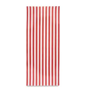 SUMMERILL & BISHOP Linen Stripe Tablecloth - Red
