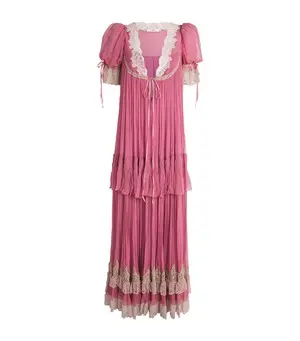 Chloé Puff-sleeve Maxi Dress