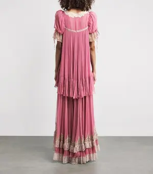 Chloé Puff-sleeve Maxi Dress
