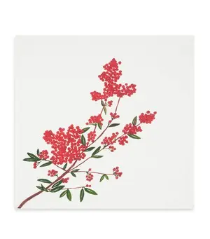 SUMMERILL & BISHOP Linen Les Airelles Napkin - Red