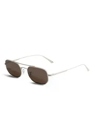 Khaite Geometric-frame Sunglasses - Grey
