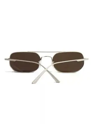 Khaite Geometric-frame Sunglasses - Grey