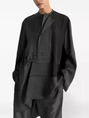 LEMAIRE Pleated Asymmetrical Blouse