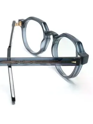 AHLEM Rue Bosquet Round-frame Glasses - Blue
