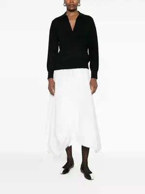 Alpha Studio V-neck Polo Sweater
