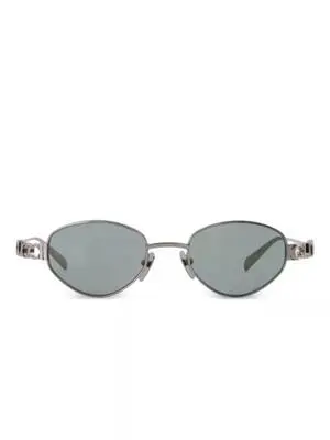 Gucci Oval-frame Sunglasses - Silver