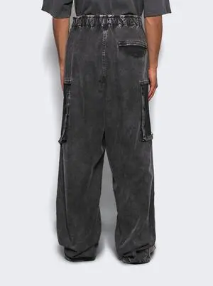 Mihara Yasuhiro Satin Cargo Trousers
