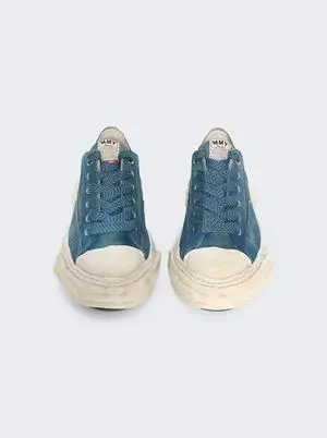 Mihara Yasuhiro Peterson Og Sole Vintage Suede Low-top Sneakers - Blue