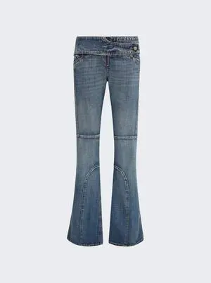 Coperni Yoke Denim Pant - Blue