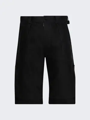Men's Black Utility Shorts