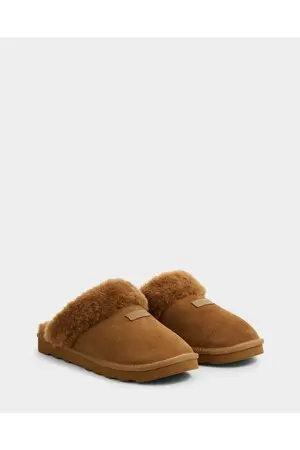 Rudsak Wilber Suede Slippers - Natural