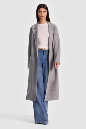 Alice + Olivia Rowan Merino Wool Wrap Coat