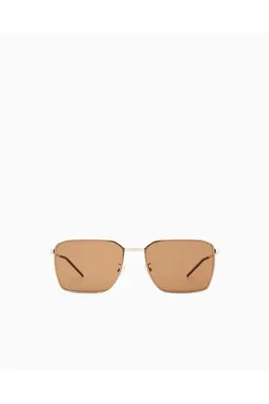 Emporio Armani Square Sunglasses - Gold