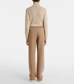 Fusalp Benada Striped Wool-blend Straight Pants