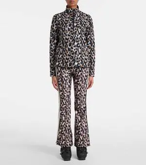 Fusalp Orion Leopard-print Ski Top - Multicoloured