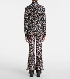 Fusalp Orion Leopard-print Ski Top - Multicoloured