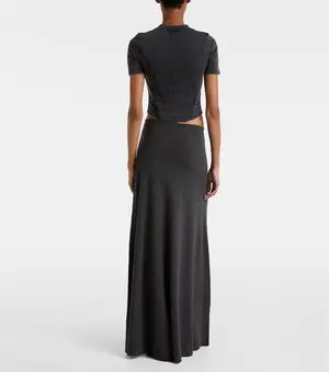 Balenciaga Cotton Jersey T-shirt - Black