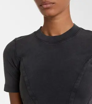 Balenciaga Cotton Jersey T-shirt - Black