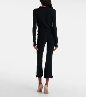 Balenciaga Ruffled Cardigan