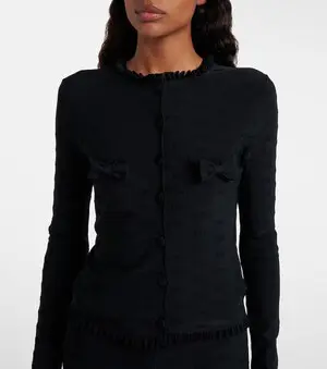 Balenciaga Ruffled Cardigan