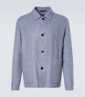 Zegna Single Breasted Overshirts For Men