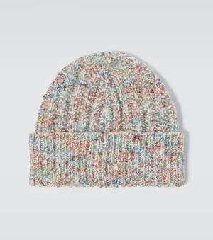 Loewe Anagram Wool And Cashmere-blend Beanie