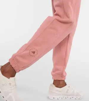 Adidas By Stella McCartney Cotton Sweatpants - Pink