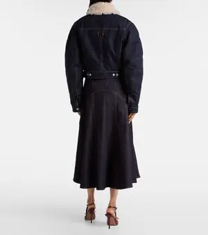 Jacquemus Denim Blouson Jacket - Blue
