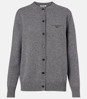 Givenchy Wool And Cashmere Cardigan - Grey
