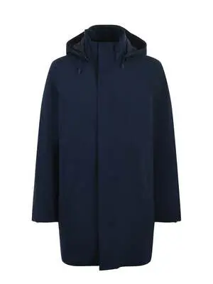 K-WAY Technical Fabric Parka - Blue