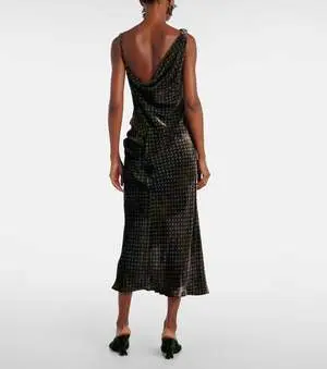 Dries Van Noten Asymmetric Printed Gown