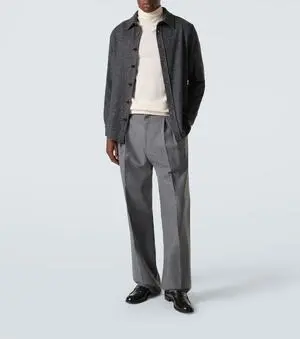 Zegna Cashmere And Silk Overshirt