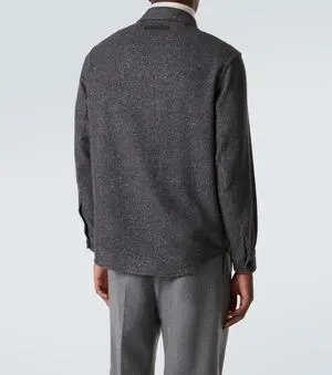 Zegna Cashmere And Silk Overshirt