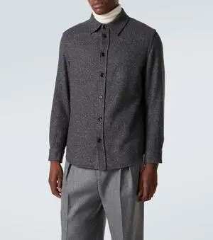 Zegna Cashmere And Silk Overshirt