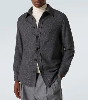 Zegna Cashmere And Silk Overshirt
