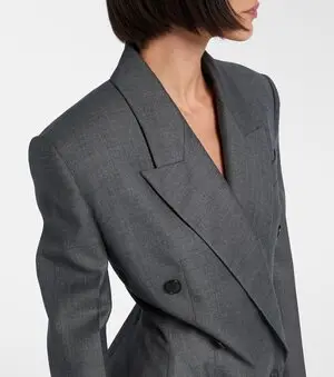 Givenchy Double-breasted Wool Blazer